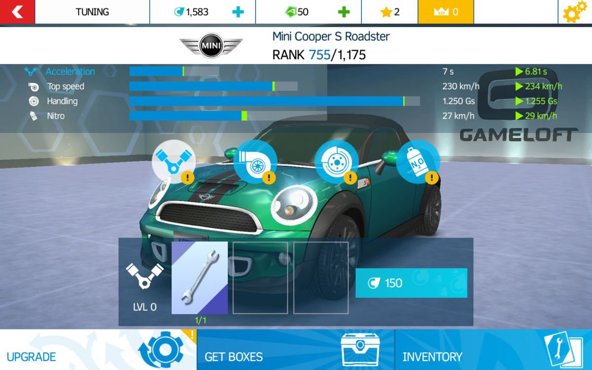 Screenshot of Asphalt: Nitro (Android, 2015) - MobyGames