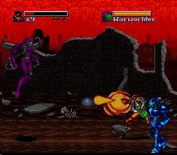 Screenshot of The Death and Return of Superman (SNES, 1994) - MobyGames