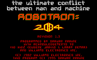 Screenshot of Robotron: 2084 (DOS, 1995) - MobyGames
