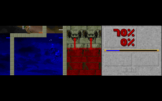 Screenshot of Doom 2D (DOS, 1996) - MobyGames
