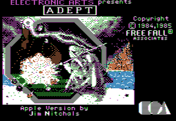 Screenshot of Archon II: Adept (Apple II, 1984) - MobyGames