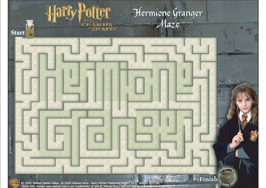 Screenshot of Harry Potter and the Chamber of Secrets (included games ...
