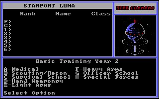 Screenshot of Star Command (DOS, 1988) - MobyGames