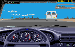Screenshot of The Duel: Test Drive II (Atari ST, 1989) - MobyGames