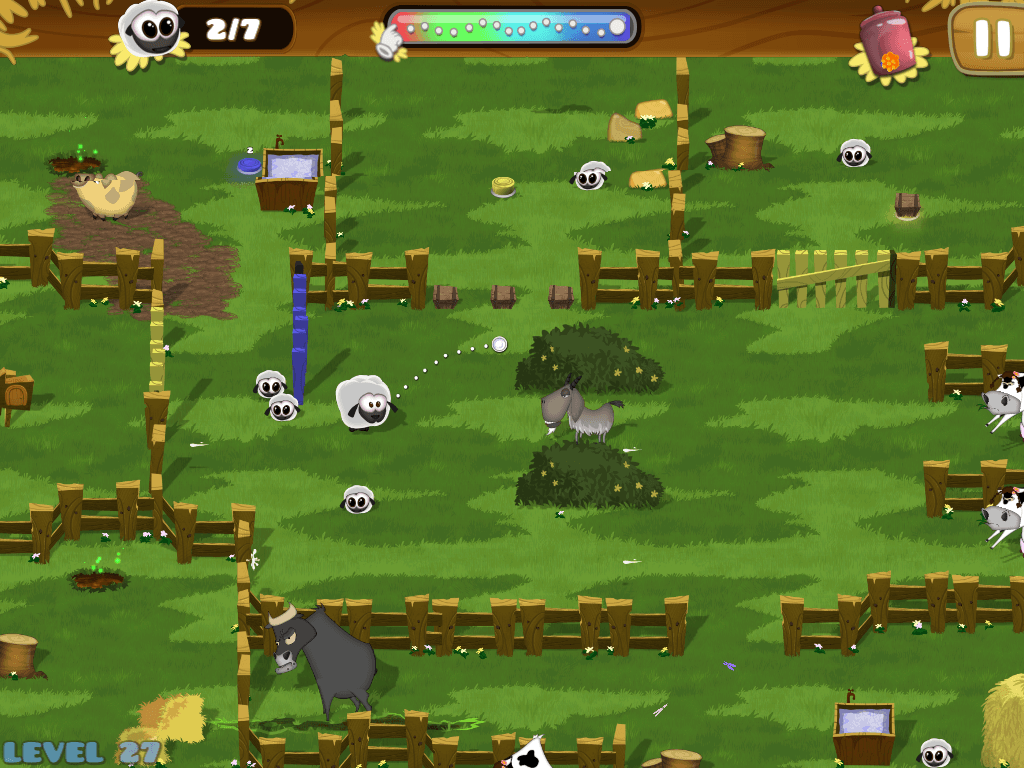 Screenshot of Hay Ewe (iPhone, 2014) - MobyGames