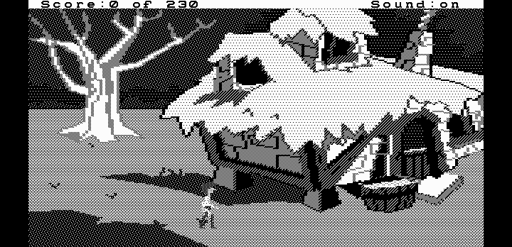 Screenshot of The Black Cauldron (DOS, 1986) - MobyGames