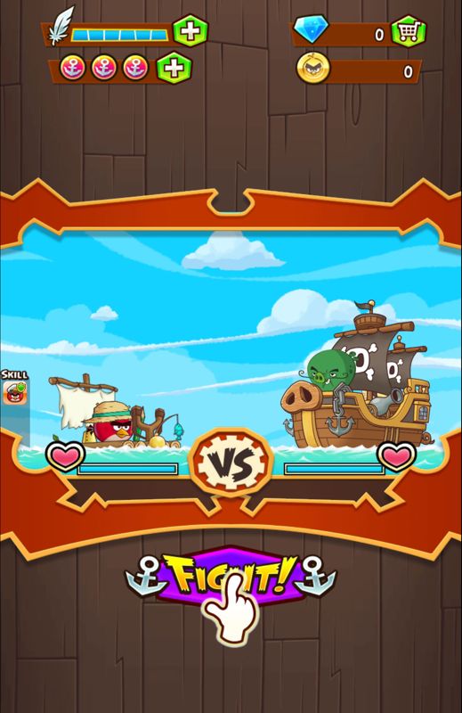 Screenshot of Angry Birds: Fight! (Android, 2015) - MobyGames