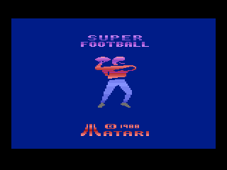 Screenshot of Super Football (Atari 2600, 1989) - MobyGames