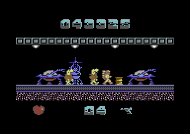 Screenshot of Game Over II (Commodore 64, 1987) - MobyGames