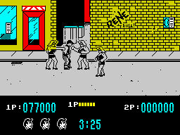 Screenshot of Target: Renegade (ZX Spectrum, 1988) - MobyGames