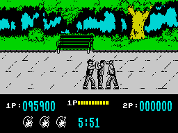 Screenshot of Target: Renegade (ZX Spectrum, 1988) - MobyGames