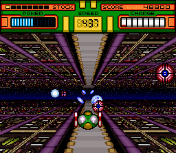 Screenshot of HyperZone (SNES, 1991) - MobyGames