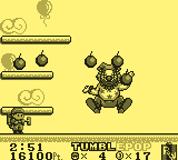 Screenshot of Tumble Pop (Game Boy, 1992) - MobyGames