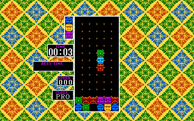 Screenshot of Columns (PC-98, 1990) - MobyGames