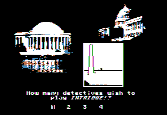 Screenshot of Intrigue! (Apple II, 1986) - MobyGames