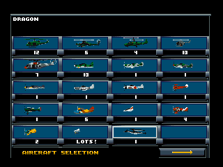 Screenshot of Jetstrike (DOS, 1994) - MobyGames