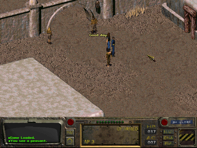 Screenshot of Fallout (DOS, 1997) - MobyGames