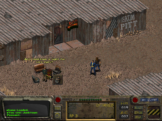 Screenshot of Fallout (DOS, 1997) - MobyGames