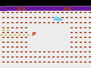 Screenshot of Sssnake (Atari 2600, 1982) - MobyGames