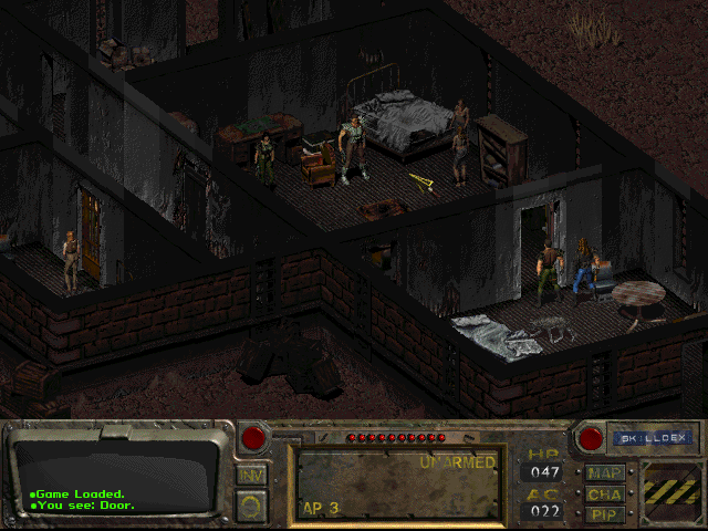 Screenshot of Fallout (DOS, 1997) - MobyGames