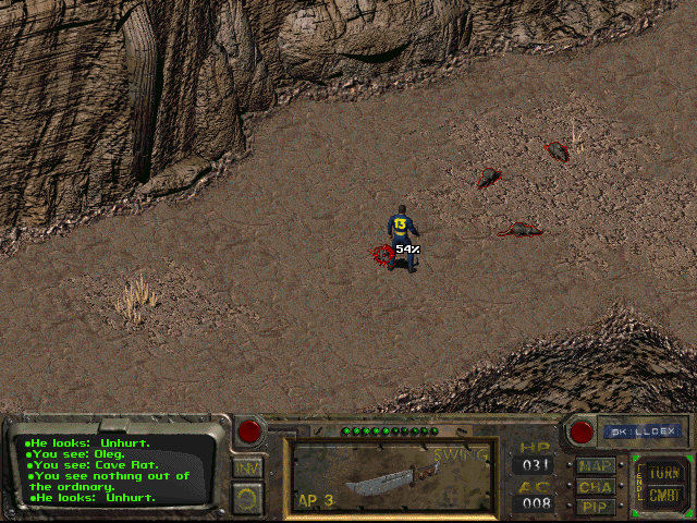 Screenshot of Fallout (DOS, 1997) - MobyGames