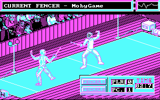 Screenshot of Summer Challenge (DOS, 1988) - MobyGames