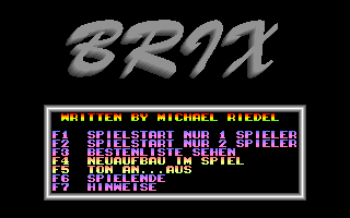 Brix (1991) - MobyGames