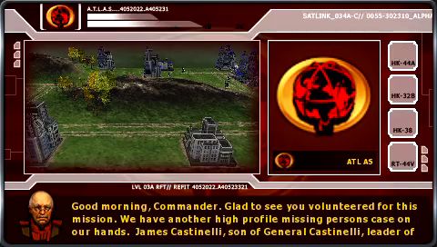 Screenshot of Field Commander (PSP, 2006) - MobyGames