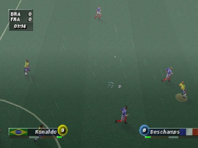 Screenshot of Ronaldo V-Football (PlayStation, 2000) - MobyGames
