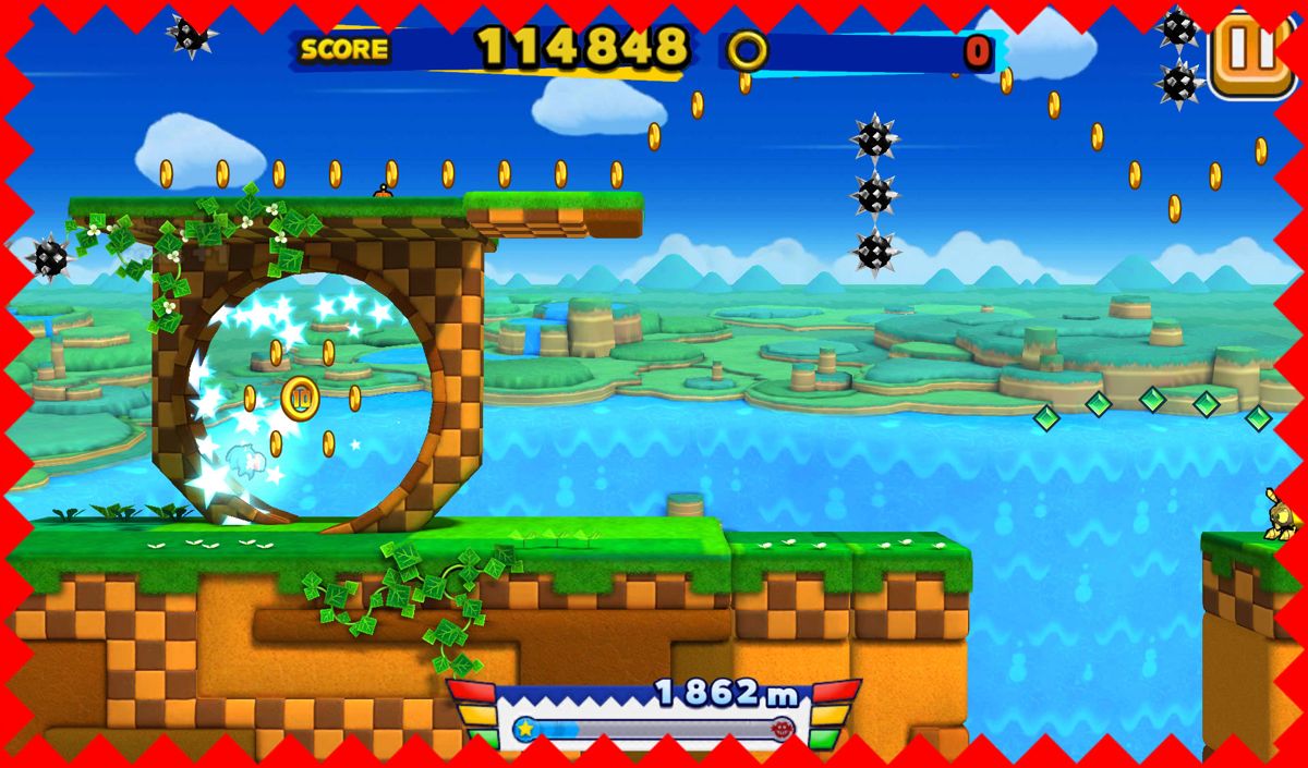 Screenshot of Sonic Runners (Android, 2015) - MobyGames