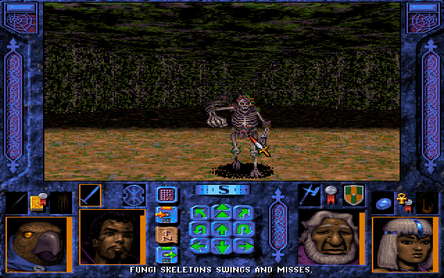 Screenshot of Menzoberranzan (DOS, 1994) - MobyGames
