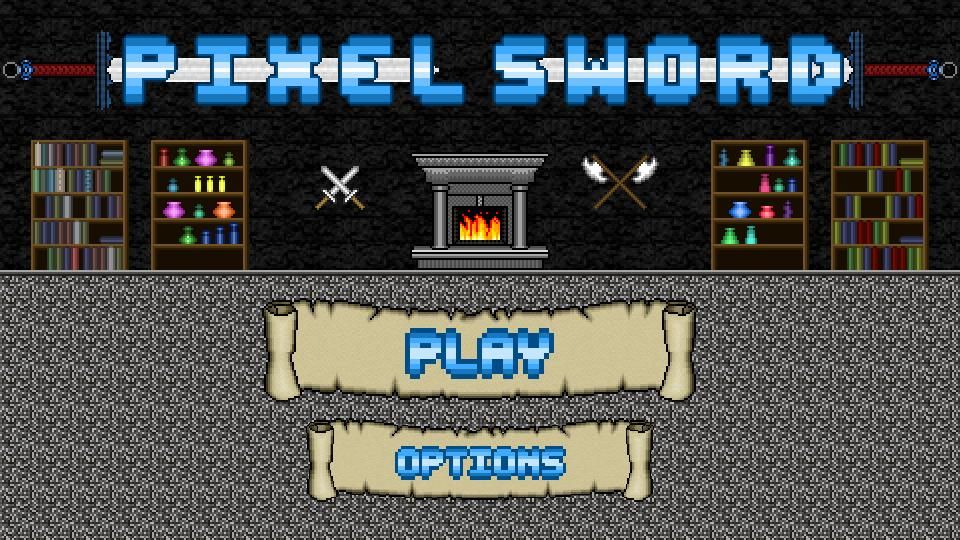 Screenshot of Pixel Sword (Browser, 2014) - MobyGames