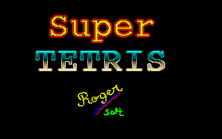 Screenshot of S-Tetris (DOS, 1991) - MobyGames