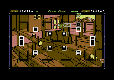 Screenshot of The Cool Croc Twins (Commodore 64, 1991) - MobyGames