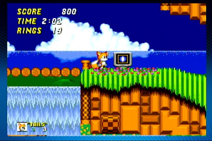Screenshot of Sonic the Hedgehog 2 (PlayStation 3, 1992) - MobyGames