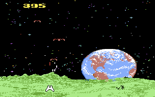 Screenshot of Demon Attack (Commodore 64, 1982) - MobyGames