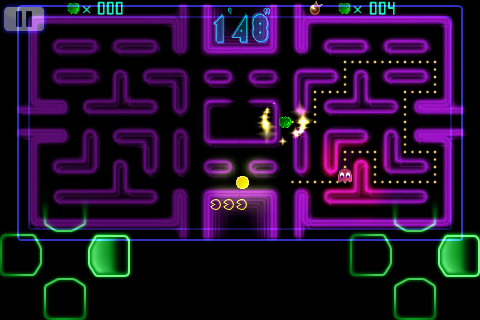 Screenshot of Pac-Man: Championship Edition (iPhone, 2007) - MobyGames