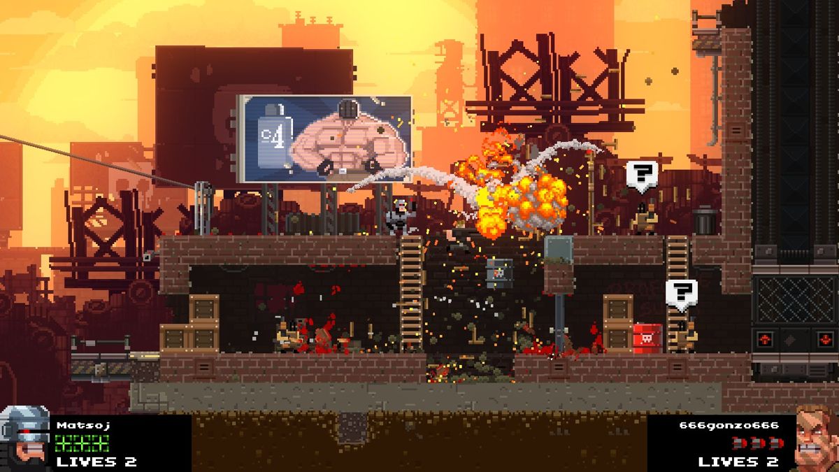 Screenshot of Broforce (Windows, 2014) - MobyGames