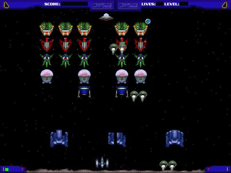 Screenshot of Alien Invaders 2000 (Windows, 1999) - MobyGames