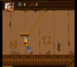 Screenshot of Lucky Luke (SNES, 1997) - MobyGames