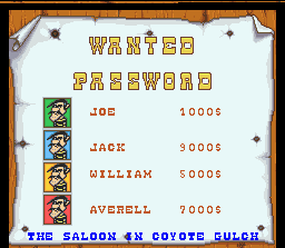 Screenshot of Lucky Luke (SNES, 1997) - MobyGames