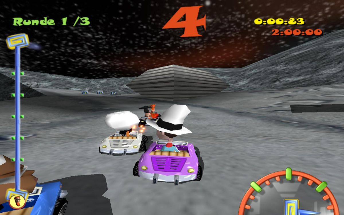 Screenshot of Toon Car: The Great Race (Windows, 2001) - MobyGames