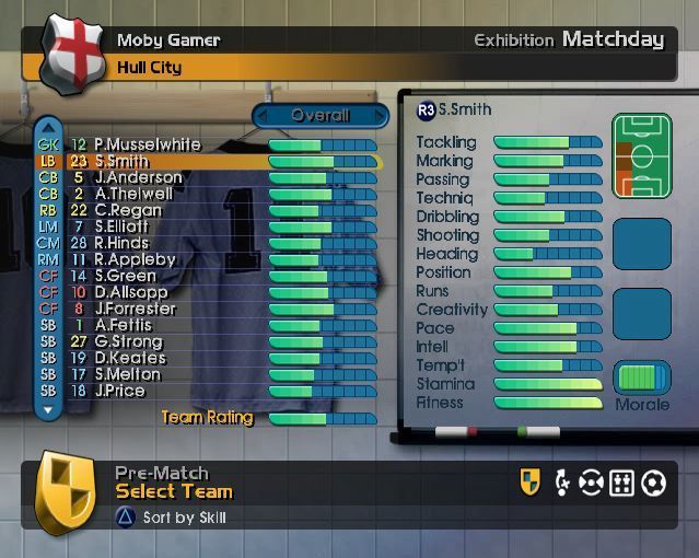 Screenshot of LMA Manager 2004 (PlayStation 2, 2004) - MobyGames