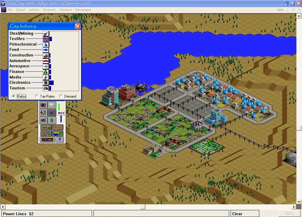 Screenshot of SimCity 2000: CD Collection (Windows 3.x, 1994) - MobyGames