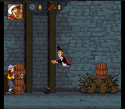 Screenshot of Lucky Luke (SNES, 1997) - MobyGames