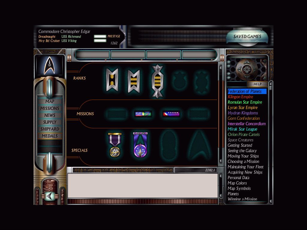 Screenshot of Star Trek: Starfleet Command Volume II - Empires at War ...