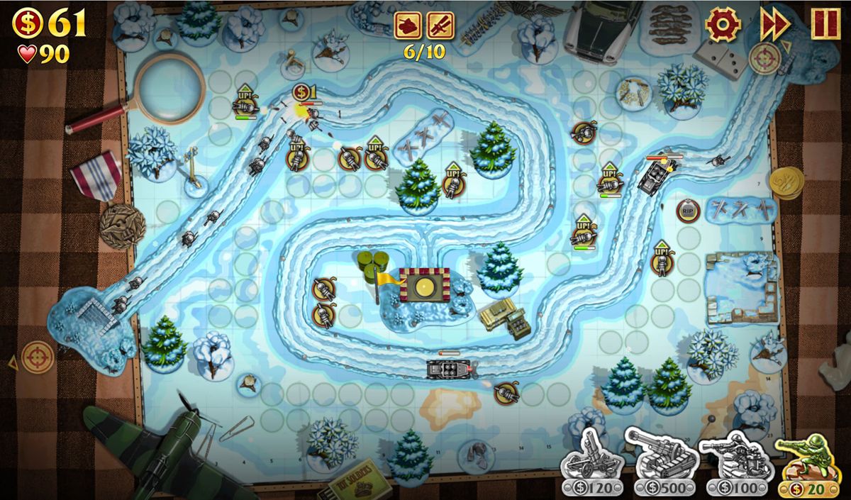 Screenshot of Toy Defense (Android, 2012) - MobyGames