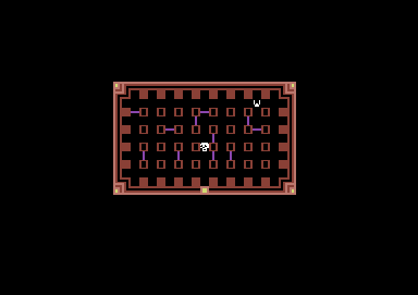 Screenshot of Invaders of the Lost Tomb (Commodore 64, 1985) - MobyGames