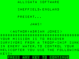 Jaws! (1983) - MobyGames