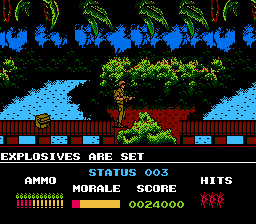 Screenshot of Platoon (NES, 1987) - MobyGames